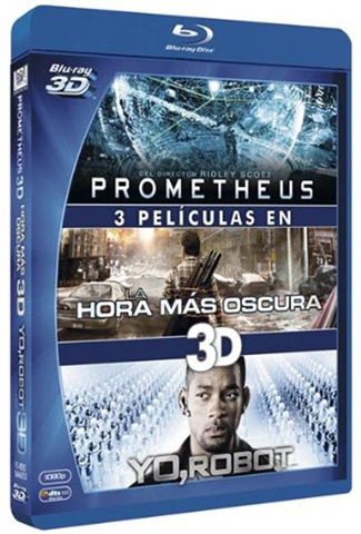 Prometheus/ La Hora Mas Oscura/ Yo, Robot (3D) 3 Disc - CeX (ES): - Comprar, vender, Donar